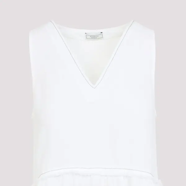 Peserico Linen V-neck Dress