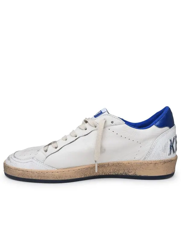 GOLDEN GOOSE Leather Ball Star Sneaker - White