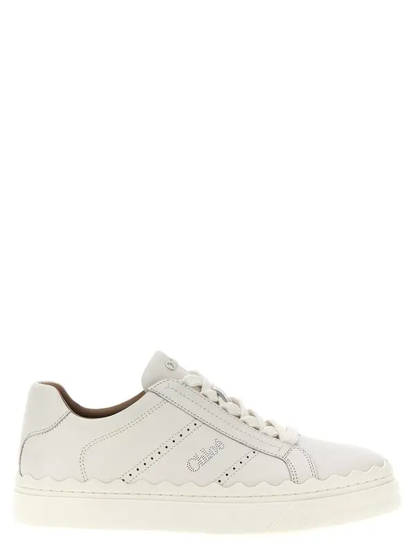 Chloé Lauren Leather Sneakers