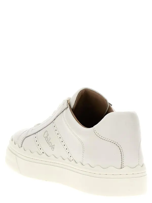 Chloé Lauren Leather Sneakers