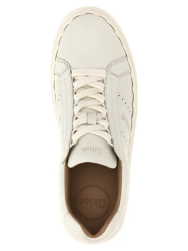 Chloé Lauren Leather Sneakers