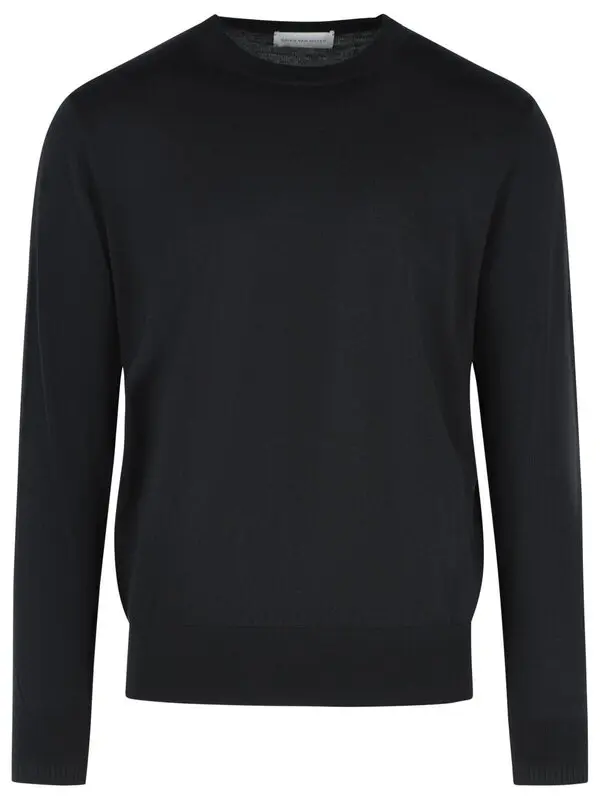 Dries Van Noten Murton Merino Wool Sweater - Black