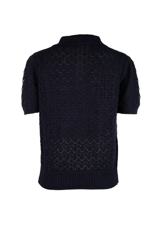 Miu Miu Short Sleeve Polo Knitwear