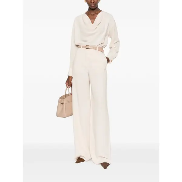 Max Mara Neutrals Trousers Palazzo Pants