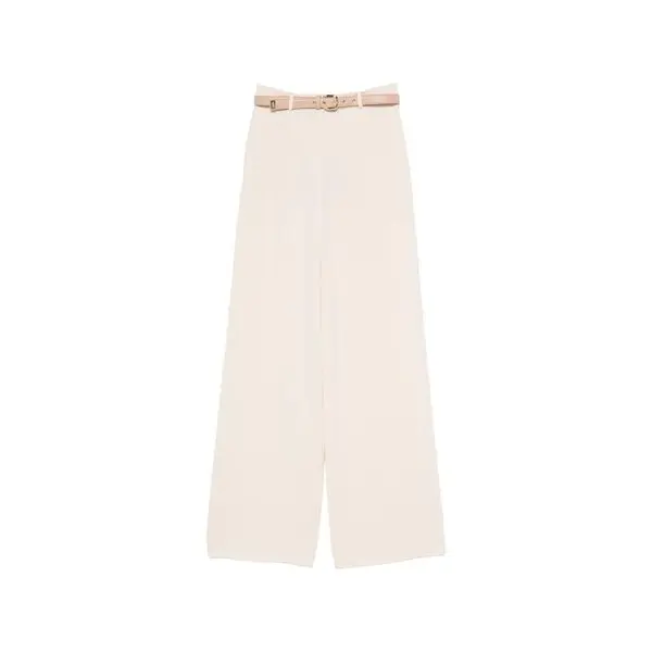 Max Mara Belted Palazzo Trousers