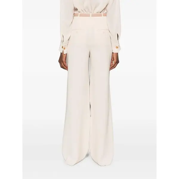Max Mara Belted Palazzo Trousers