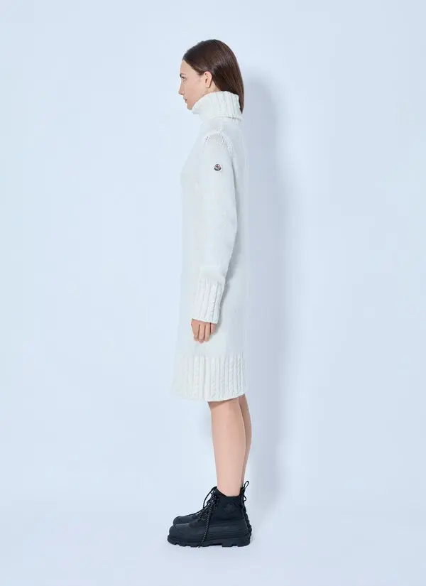 Moncler Turtleneck Knit Dress