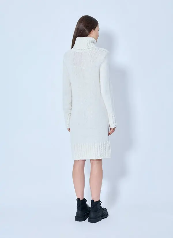 Moncler Turtleneck Knit Dress