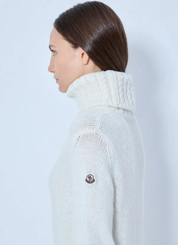 Moncler Turtleneck Knit Dress