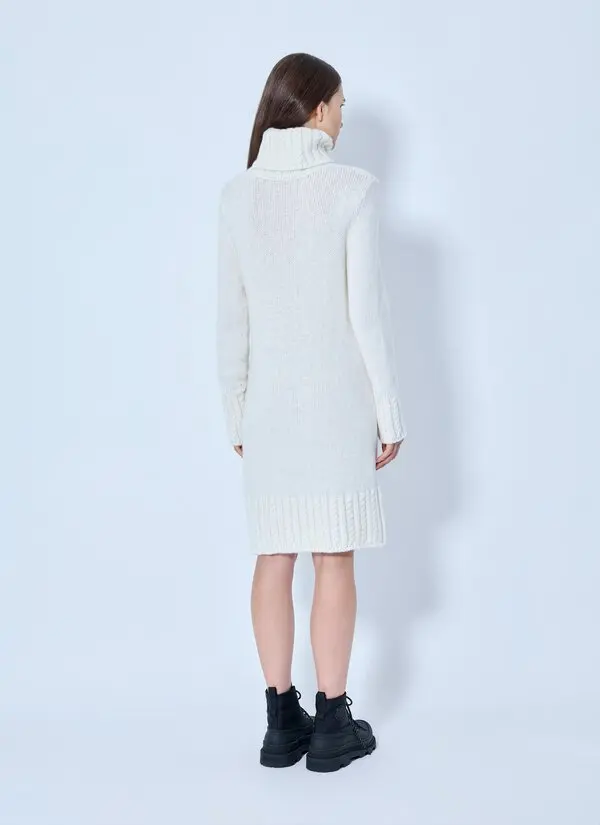 Moncler Turtleneck Knit Dress