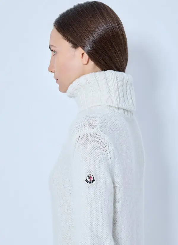 Moncler Turtleneck Knit Dress