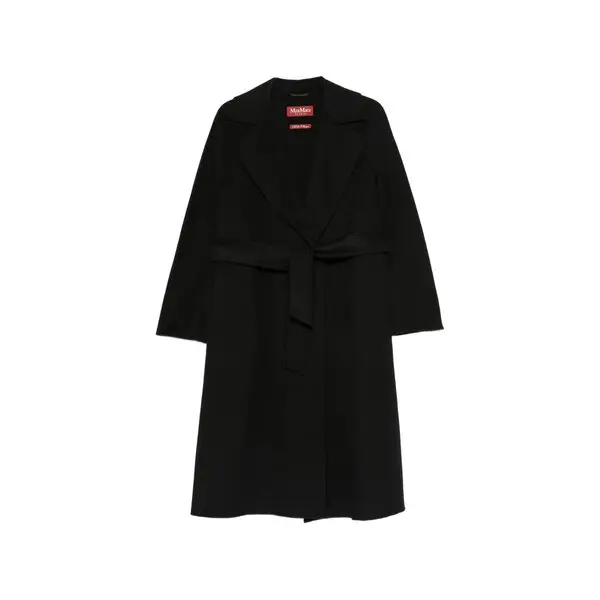 Max Mara Single-breasted Coat - Black