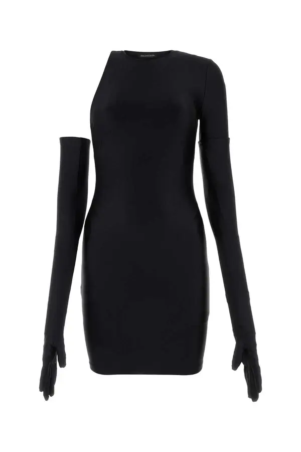 Balenciaga Stretch Nylon Mini Dress