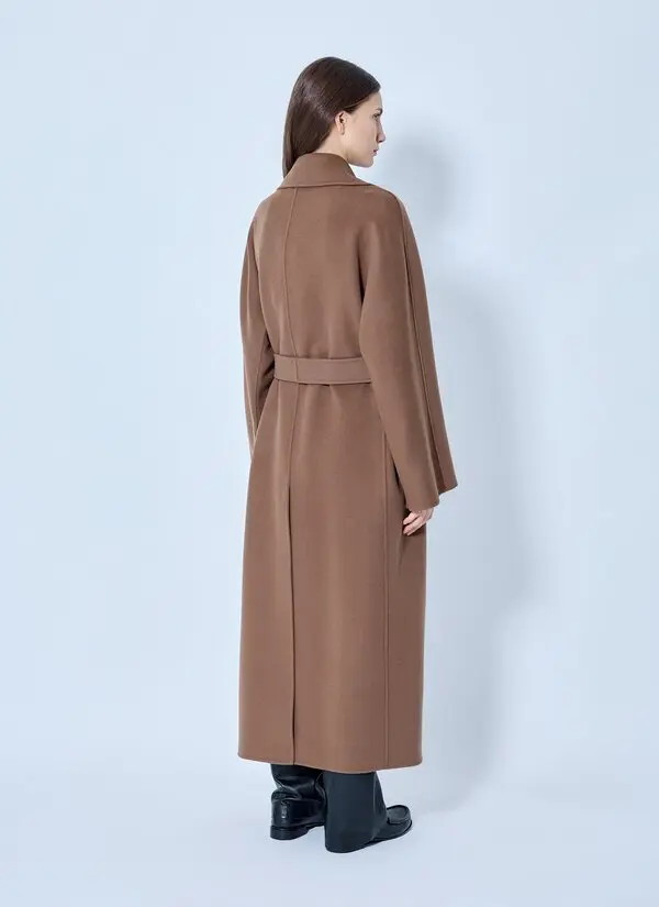 Max Mara Belted Wool Coat - Multicolor