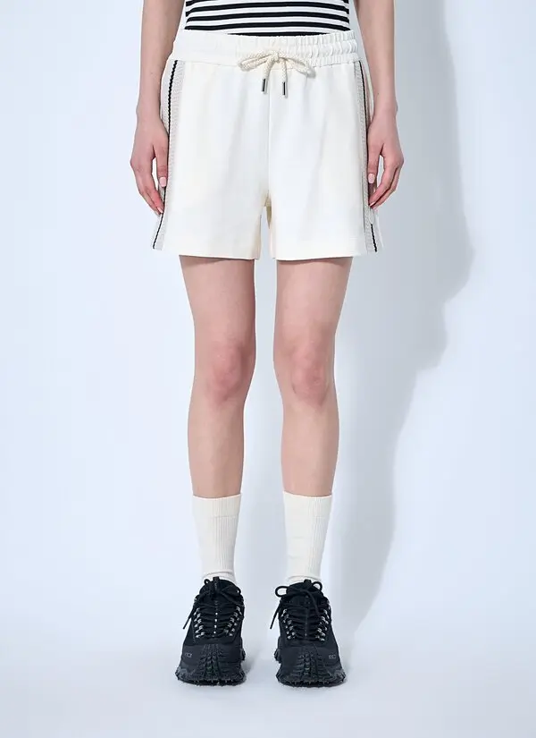 Moncler Logo Patch Track Shorts