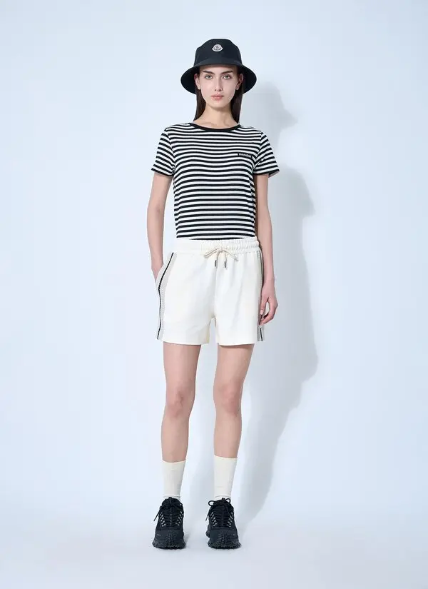Moncler Logo Patch Track Shorts