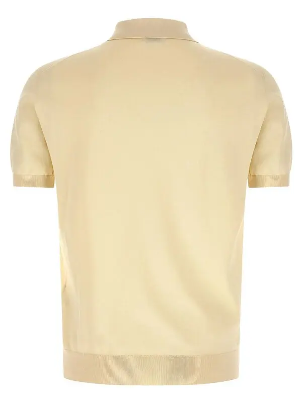 Etro Pegaso' Polo Shirt - Cream