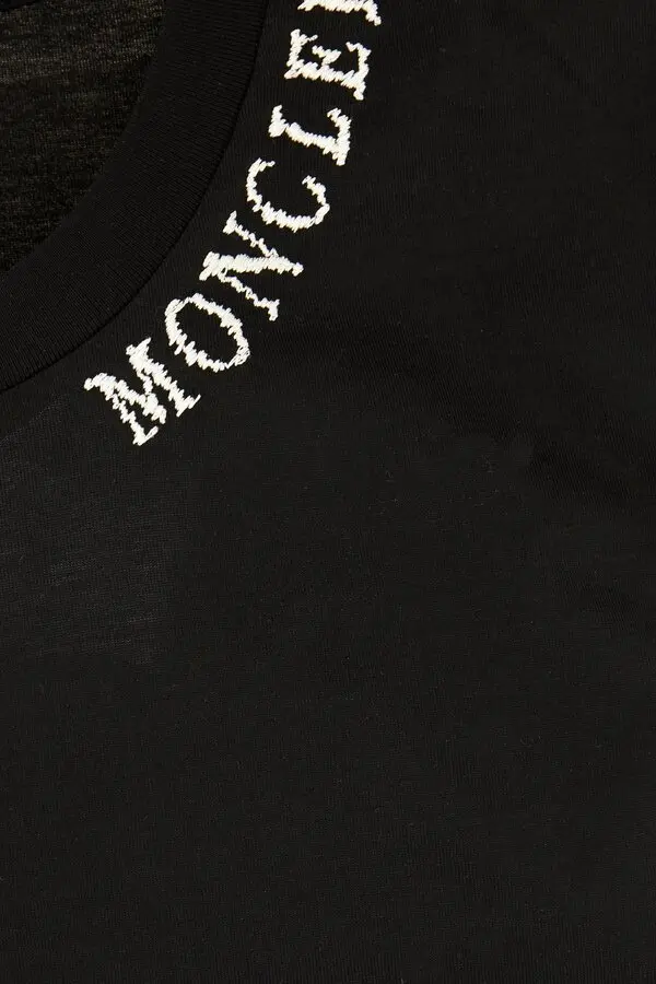 Moncler Embroidered Logo T-shirt - Multicolor