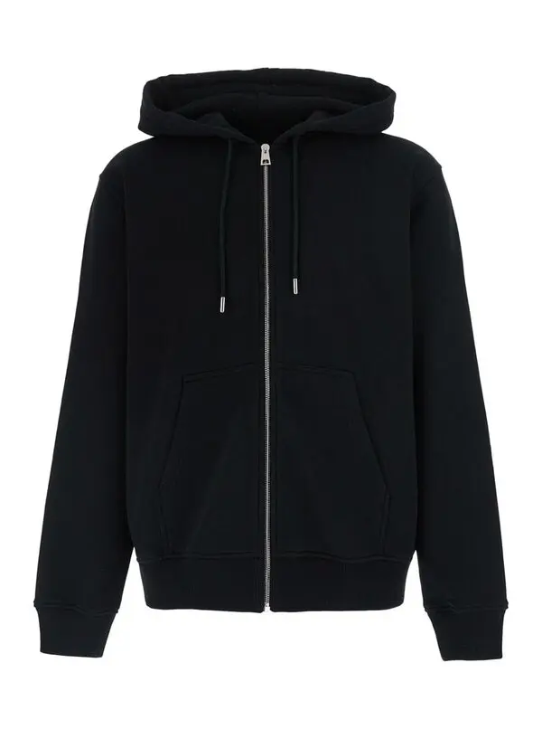 Givenchy Cotton Zip Up Hooded Sweatshirt - Multicolor
