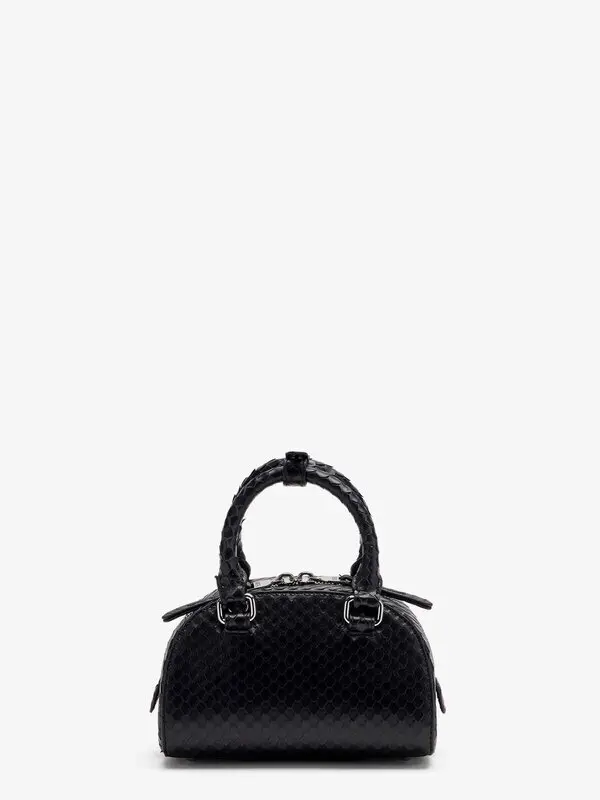 DIESEL® 1dr Dome Python Leather Crossbody Bag