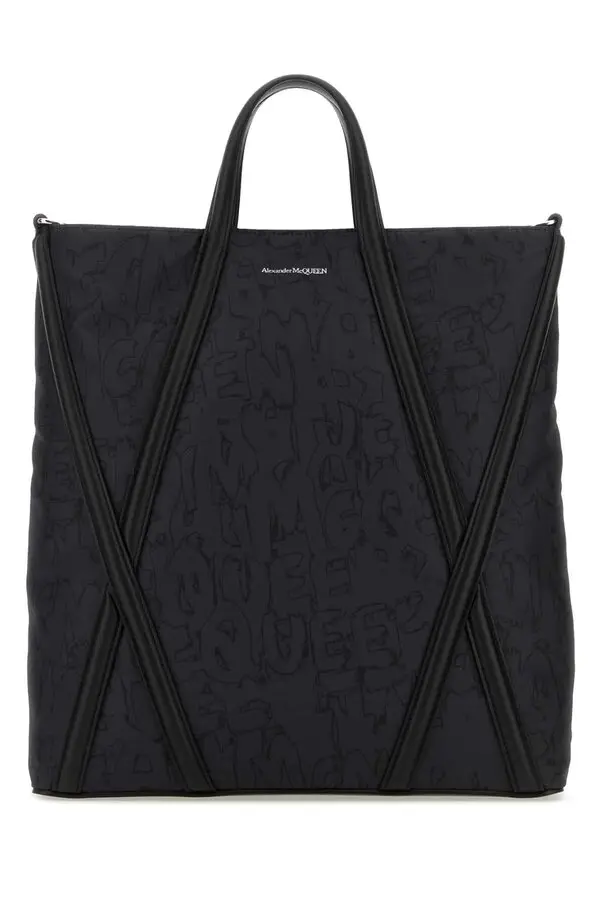 Alexander McQueen Nylon The Harness Shopping Bag