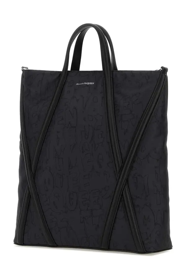 Alexander McQueen Nylon The Harness Shopping Bag