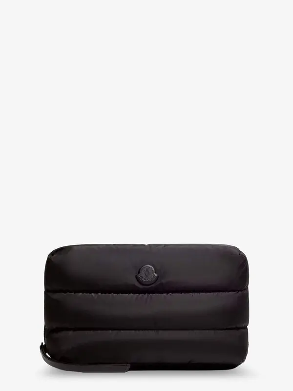 Moncler Nylon Caradoc Beauty Case With Metal Logo - Multicolor