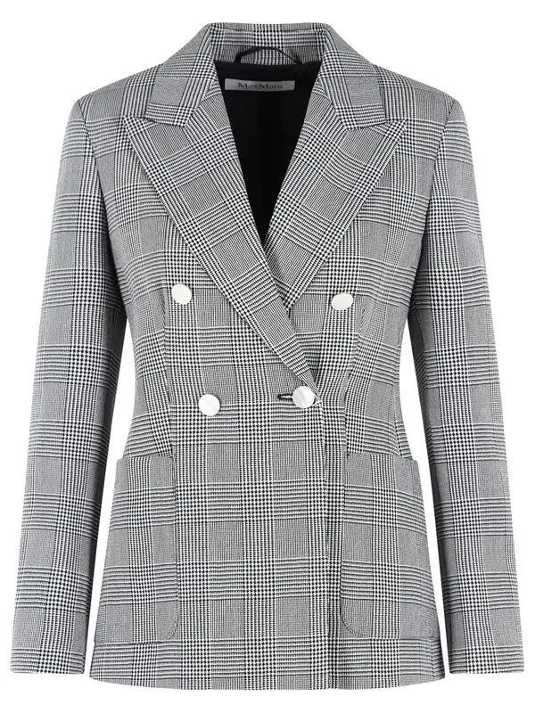 Max Mara Accordo Virgin Wool Blazer - Blue