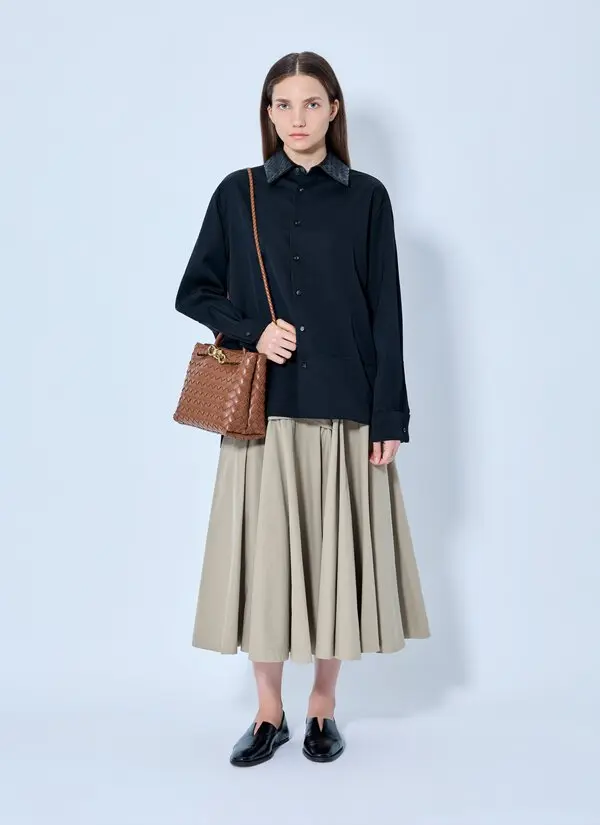 Bottega Veneta Light Wool Twill Shirt