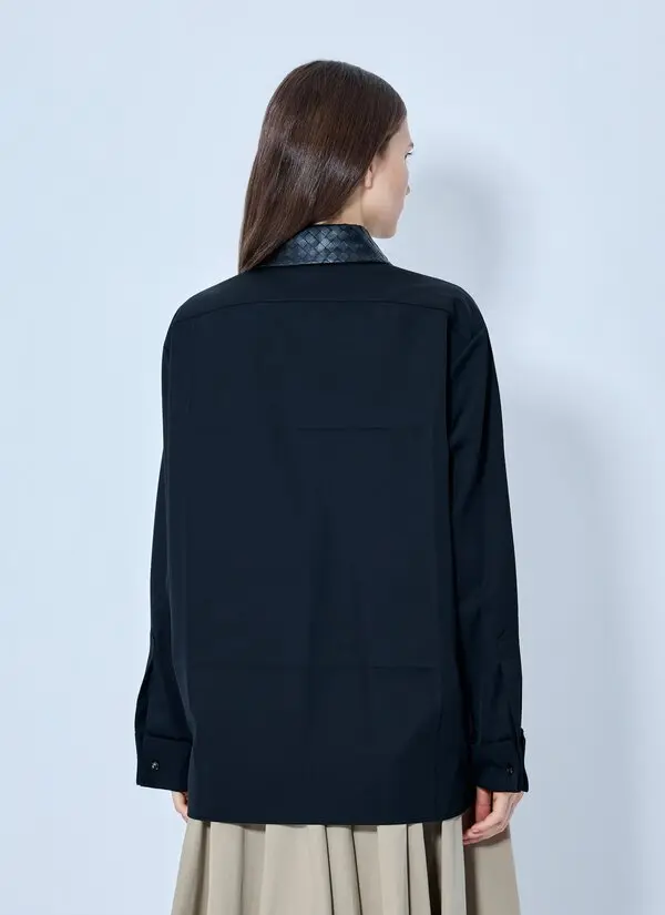 Bottega Veneta Light Wool Twill Shirt