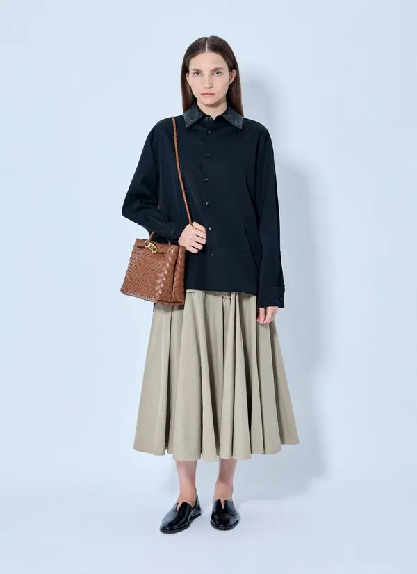 Bottega Veneta Light Wool Twill Shirt