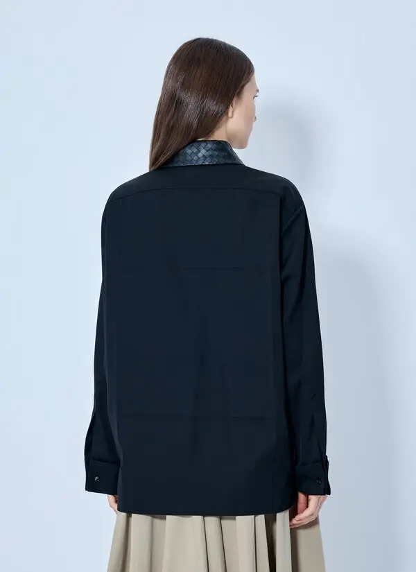 Bottega Veneta Light Wool Twill Shirt