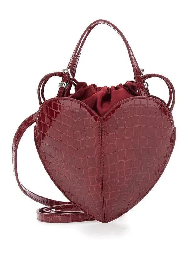 ROTATE BY BIRGER CHRISTENSEN Leather Heart Silhouette Handbag - Multicolor