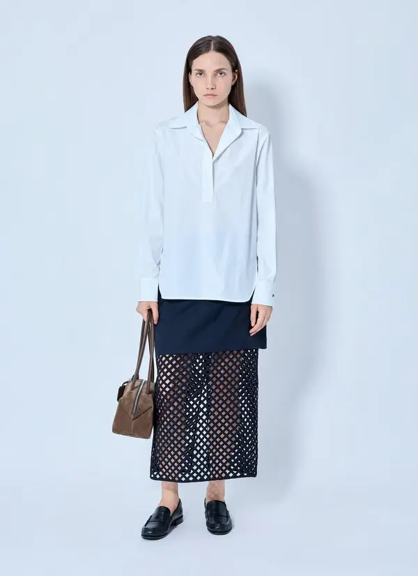 Max Mara Poplin Shirt - White