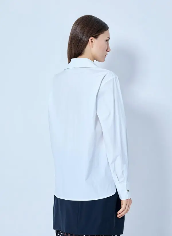 Max Mara Poplin Shirt - White