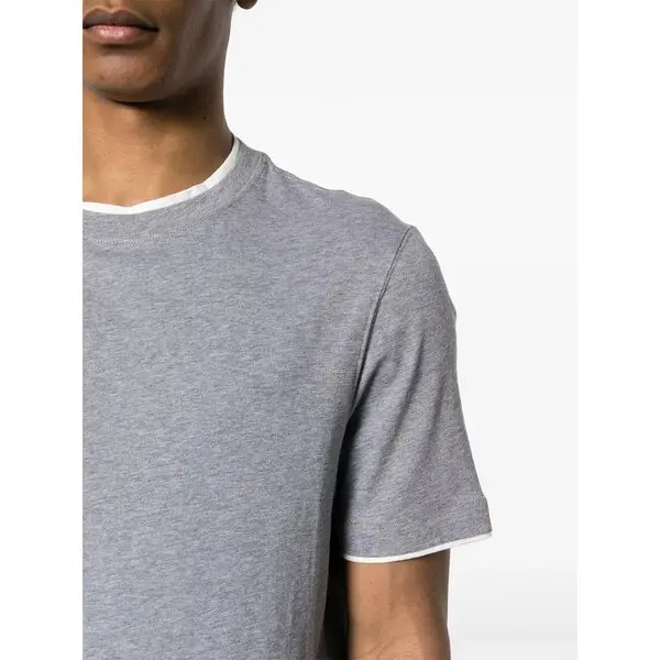 Brunello Cucinelli Grey T-shirts & Vests T-shirts