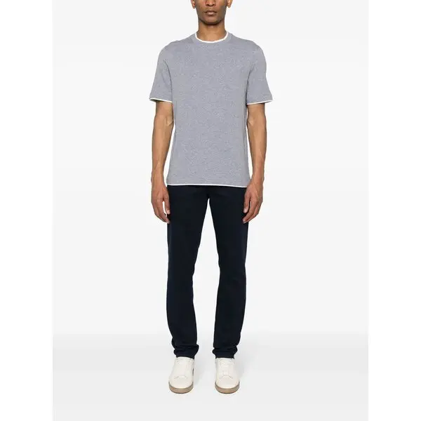 Brunello Cucinelli Grey T-shirts & Vests T-shirts