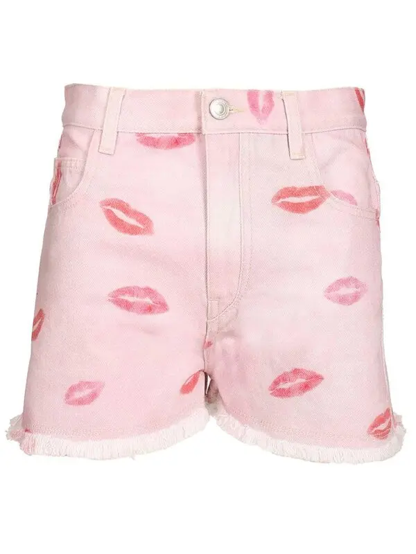 Isabel Marant Étoile Lesia Kiss Denim Shorts - Multicolor