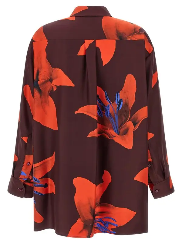 Alexander McQueen Flame Lily' Shirt - Multicolor