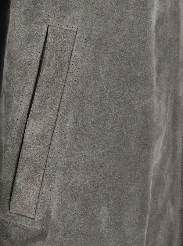 Rick Owens Suede Jacket - Multicolor