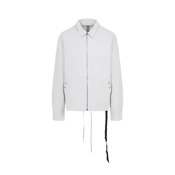 Rick Owens Zip Front Jacket - White
