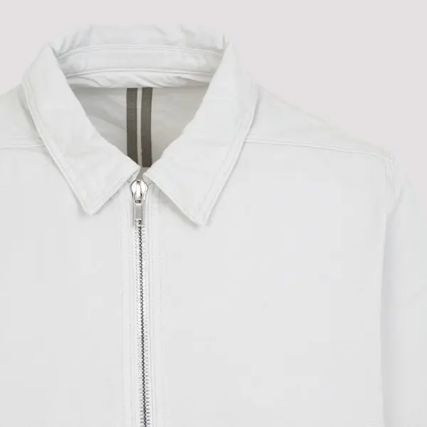 Rick Owens Zip Front Jacket - White