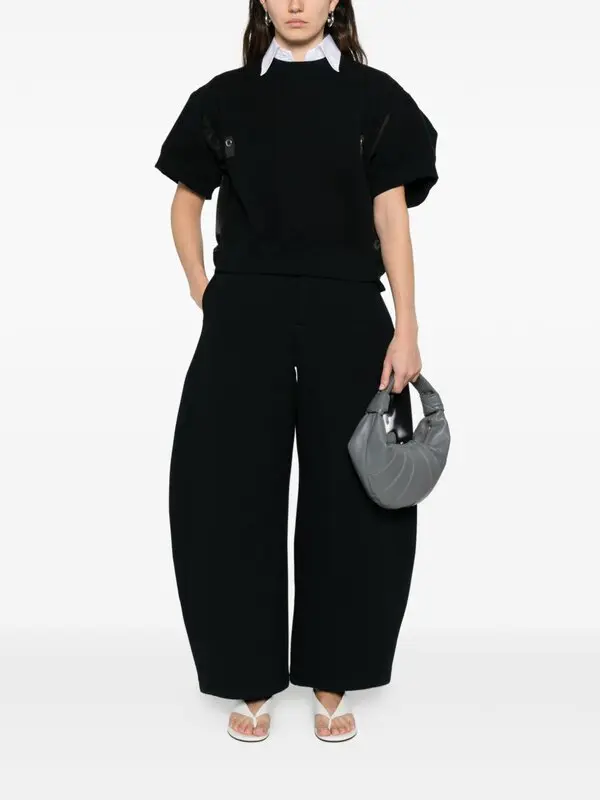 Sacai Cotton And Nylon Top