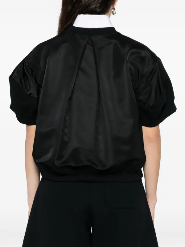Sacai Cotton And Nylon Top