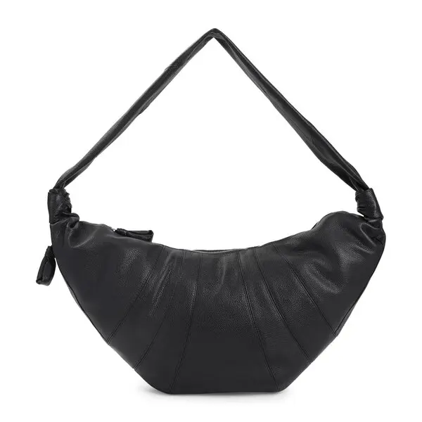 LEMAIRE Croissant Large Handbag - Black