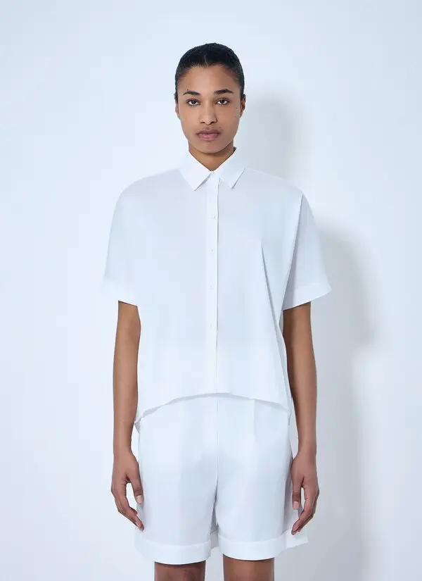 Max Mara Cotton Poplin Shirt - White
