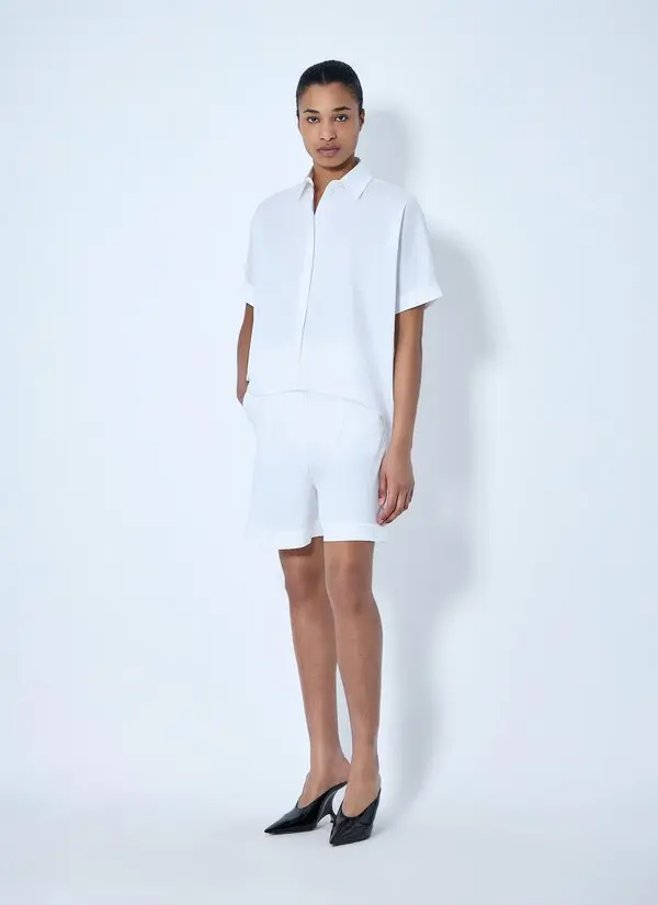 Max Mara Cotton Poplin Shirt - White