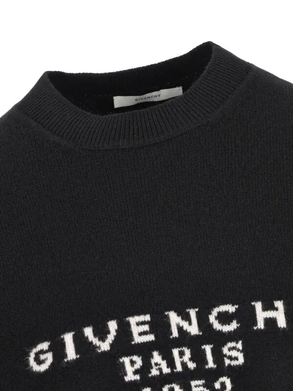 Givenchy Pullover In Lana E Cachemire Con Paris 1952