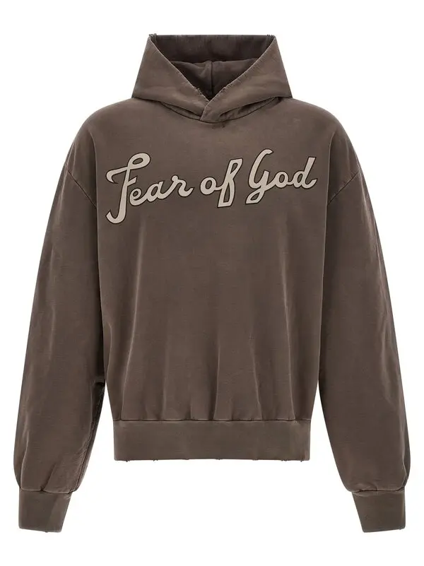 Fear Of God 26 Classic Half Raglan' Hoodie - Brown
