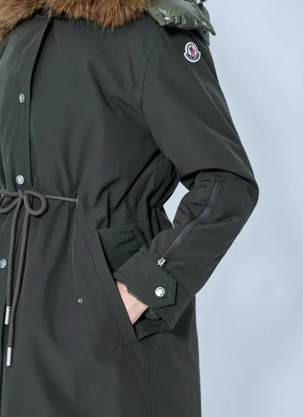 Moncler Halicte Long Parka - Multicolor